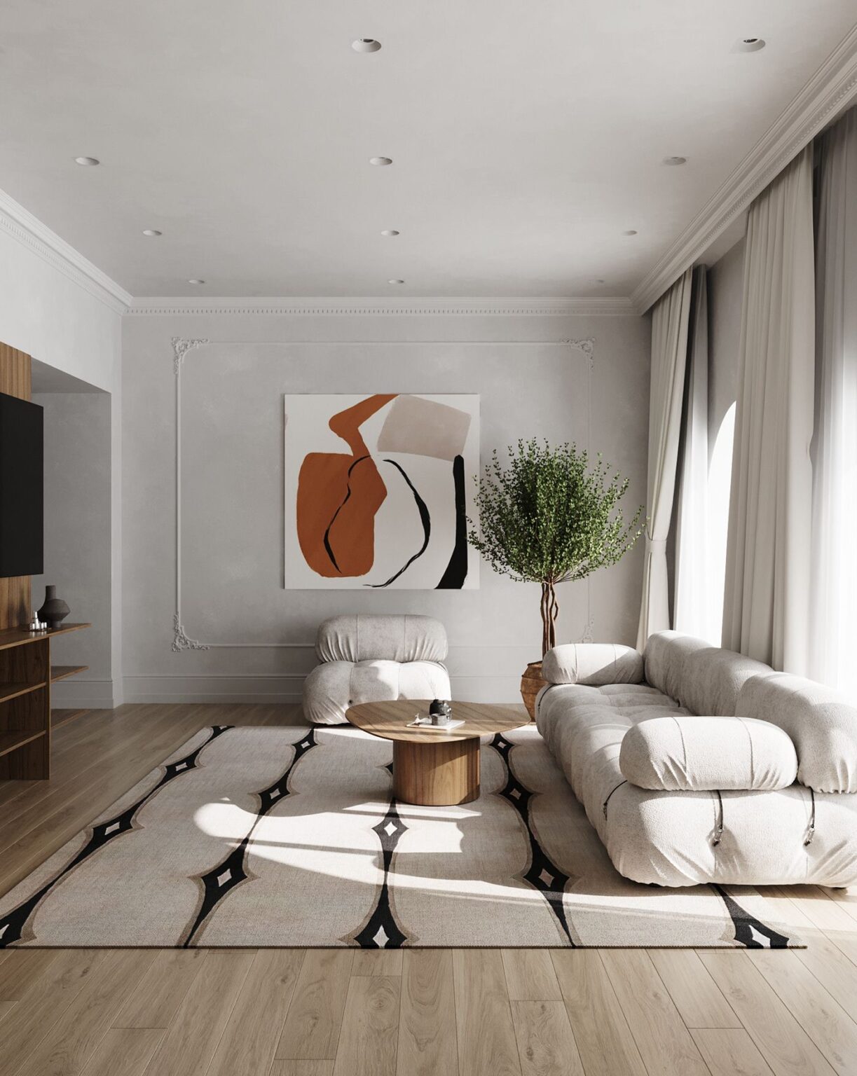 [Tổng hợp] 10 mẫu thiết kế phòng khách nhỏ 10m2 đẹp ấn tượng